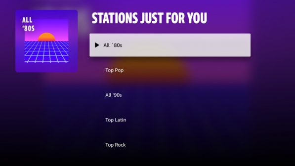 Amazon Music a maintenant son app Apple TV