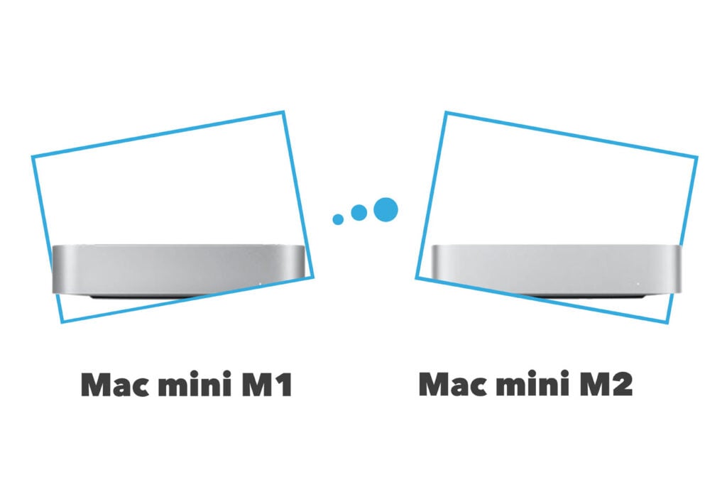 Comparatif et différences : Mac mini M2 / M2 Pro (2023) VS Mac mini M1 ...